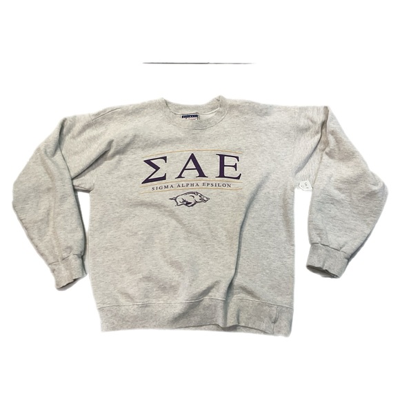 Hanes | Sweaters | Vintage Sigma Alpha Epsilon Fraternity Sweater ...